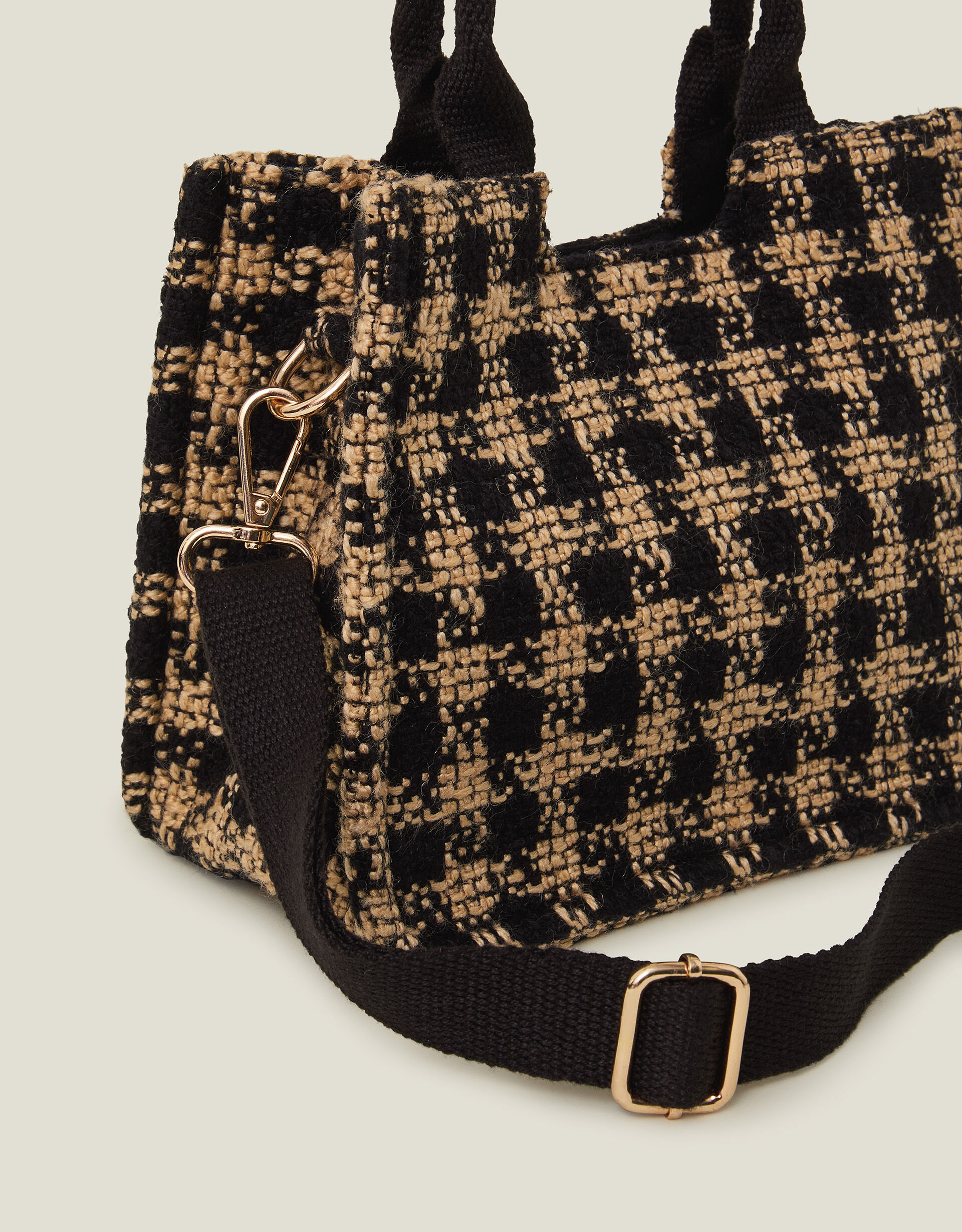 Small Houndstooth Cross-Body Bag | Crossbody Bags | Accessorize Global