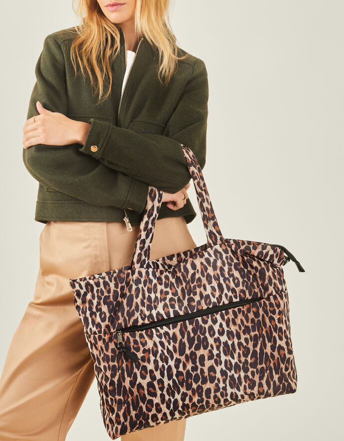 Leopard Print Shopper Tote Bag | Totes & Shoppers | Accessorize UK