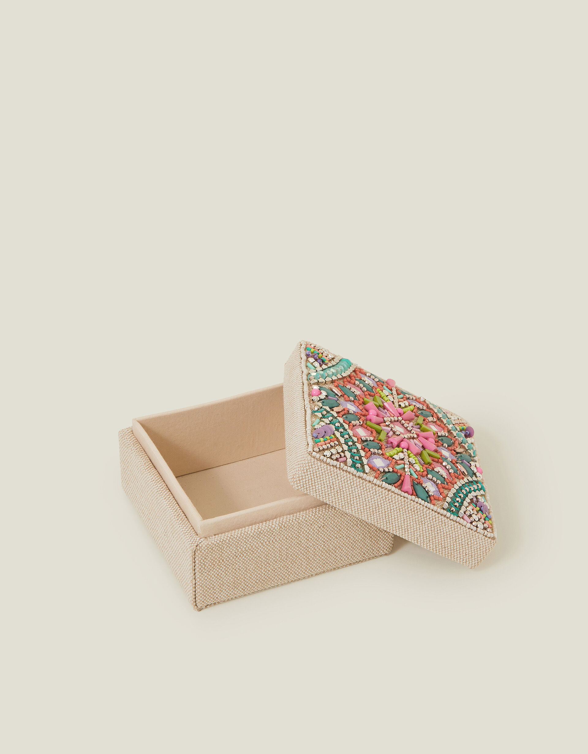 Square Embellished Jewellery Box | Jewellery Boxes | Accessorize Global