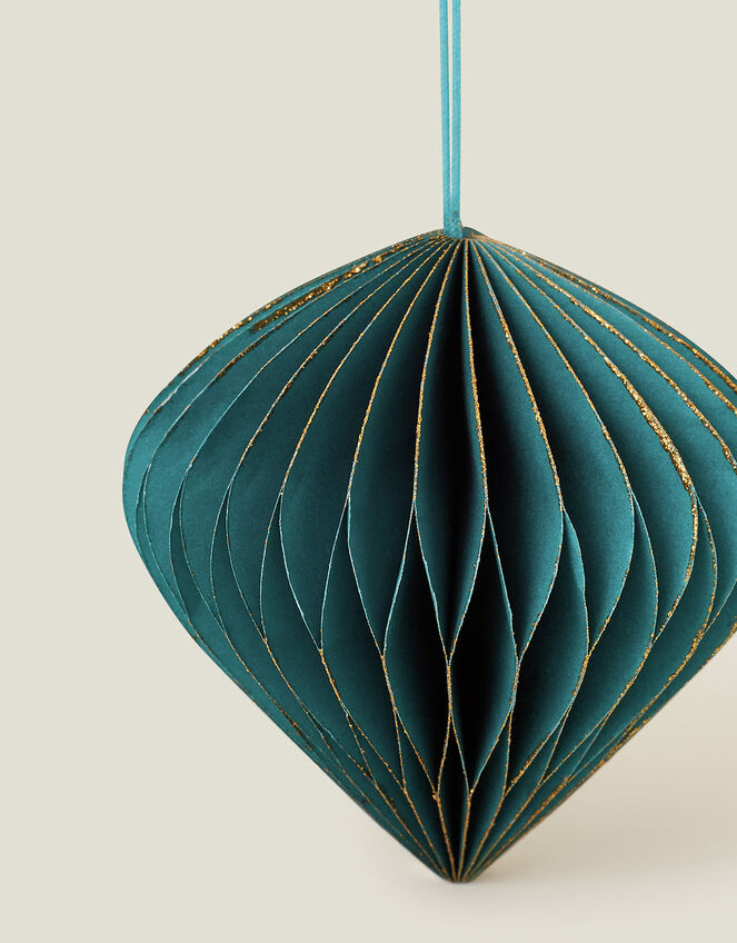 Paper Teardrop Hanging Decoration Teal | Black Friday | Accessorize UK