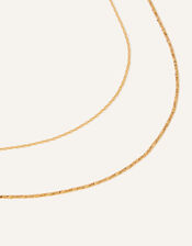 14ct Gold-Plated Sparkle Chain Layered Necklace | Z for Accessorize ...
