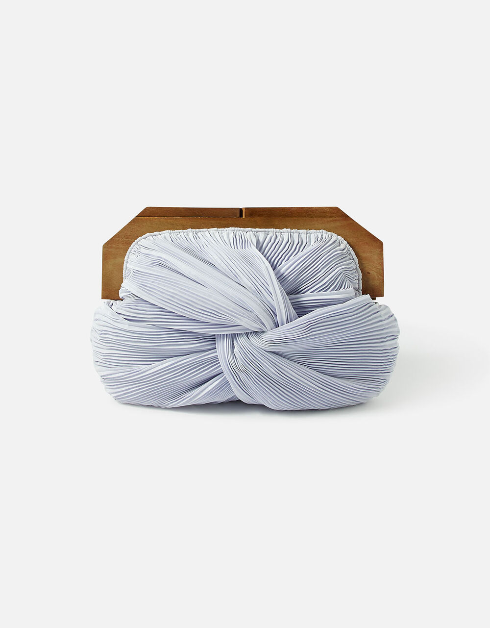 Pleat Wooden Frame Bag | Clutch bags | Accessorize UK