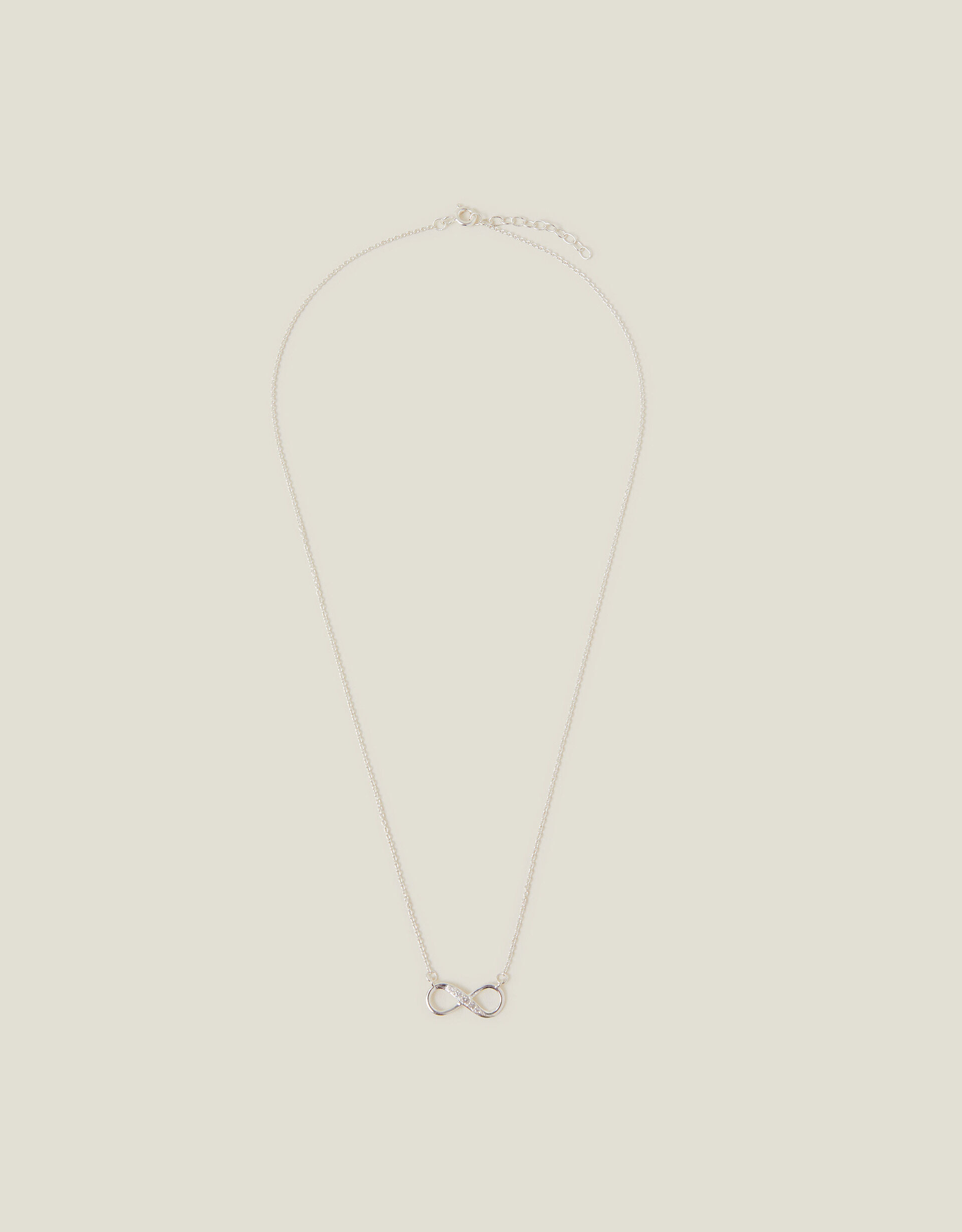 Sterling Silver Infinity Pendant Necklace | Sterling Silver ...