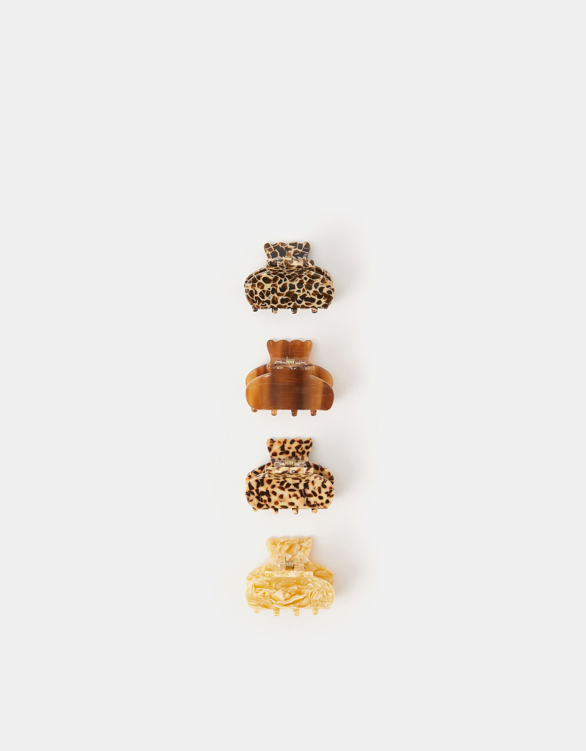 4-Pack Mini Animal Print Claw Clips | Hair Accessories | Accessorize UK