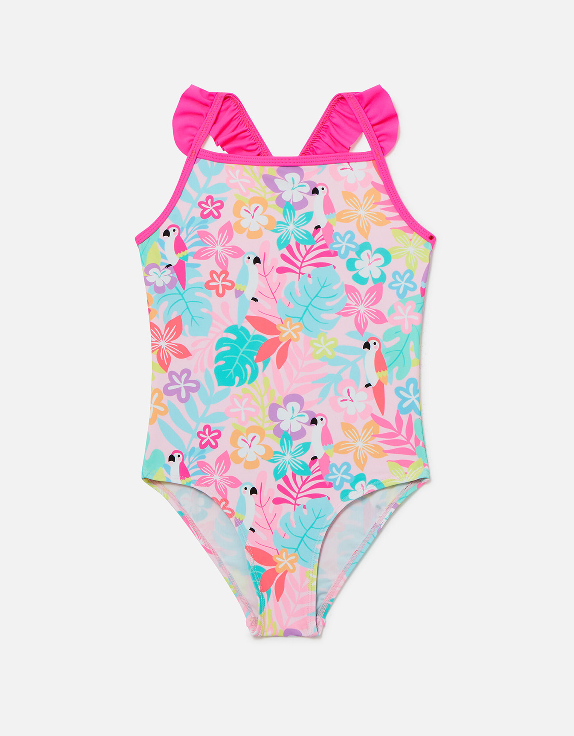 Girls Tropical Print Swimsuit Multi | Swimsuits and swimming costumes ...
