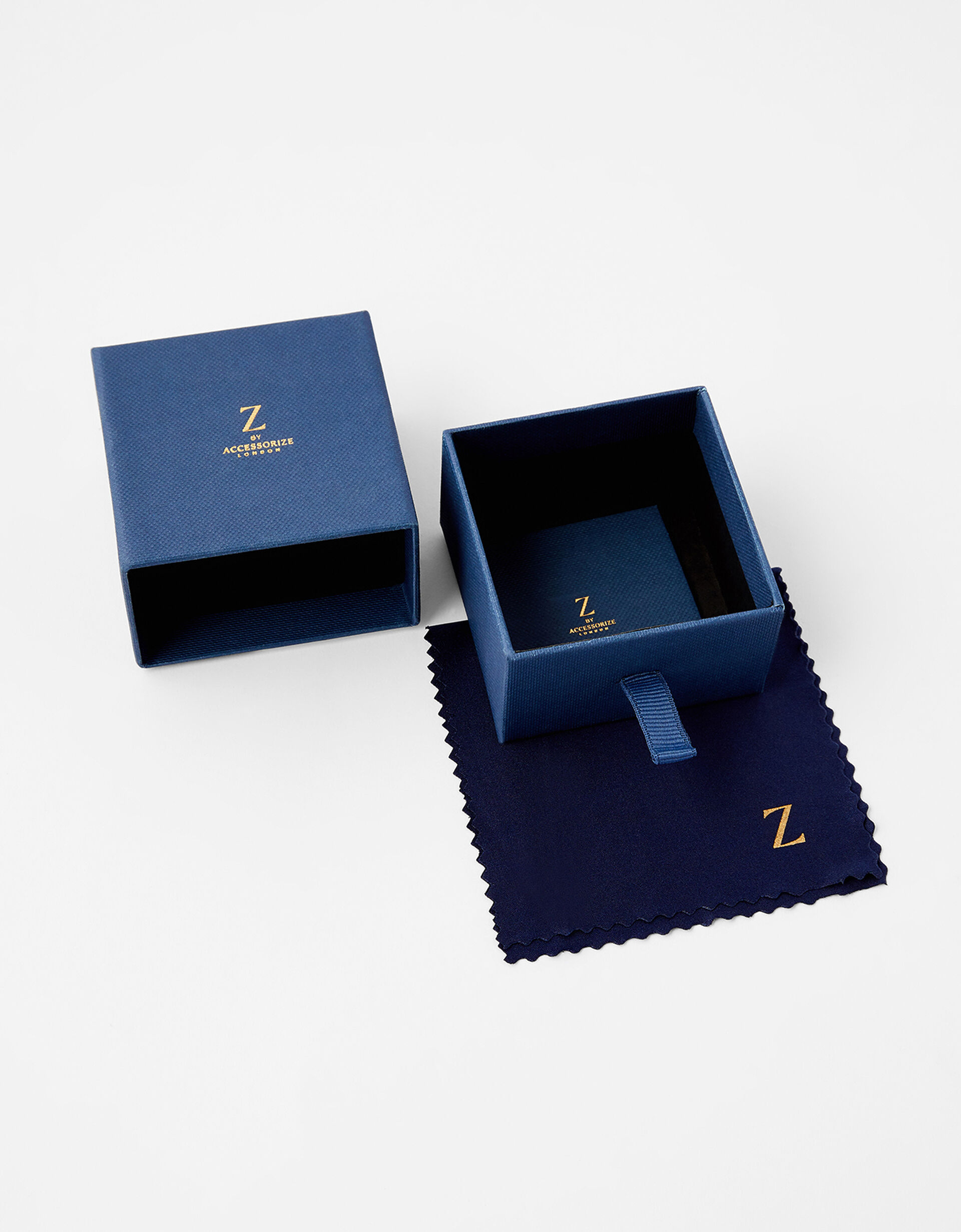 Gold Vermeil White Topaz Bolt Stud Earrings | Z for Accessorize ...