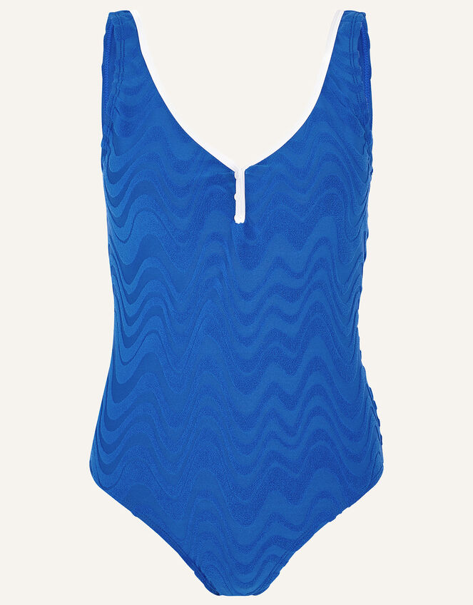 Textured Swimsuit Blue | Swimsuits | Accessorize UK