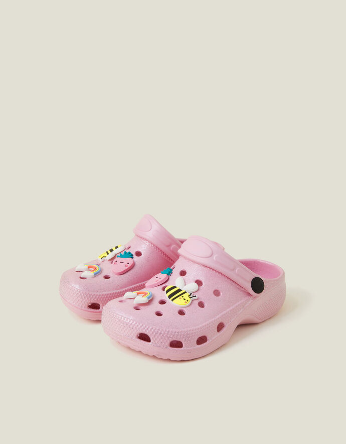 Spring Garden Charm Clogs Pink | Clothing & Shoes | Accessorize Global
