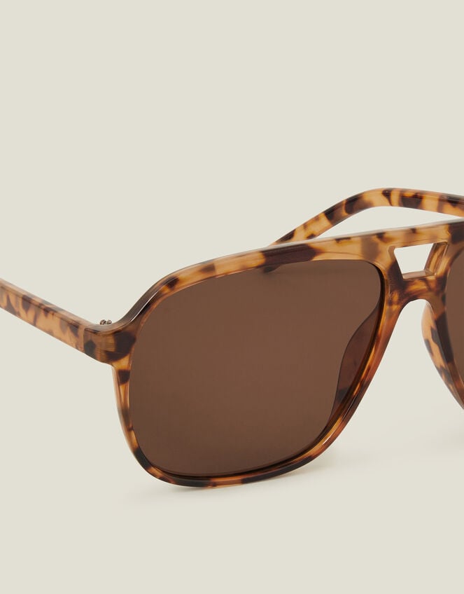 Tortoiseshell Retro Aviator Sunglasses | Sunglasses | Accessorize UK