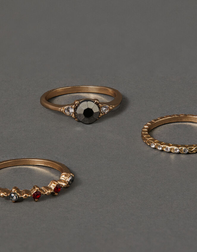 Trilogy Stacking Rings Set of Three Multi | Stacked rings | Accessorize UK