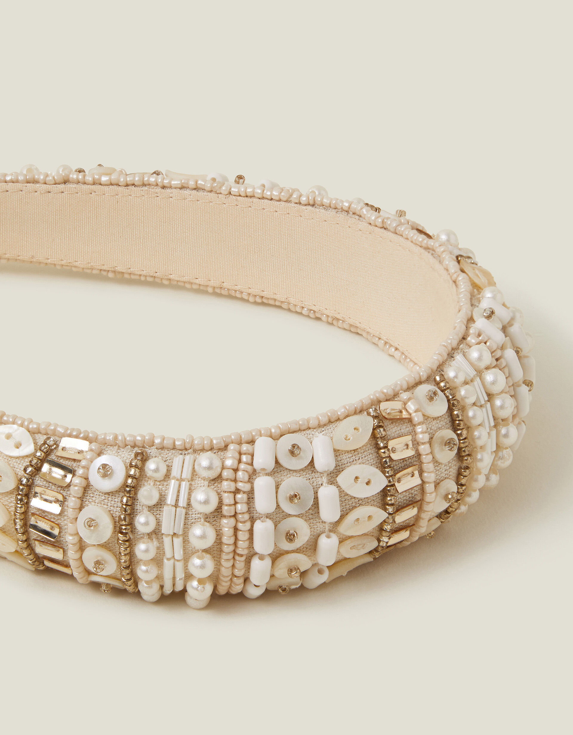 Pearly Beaded Headband | Shop All | Accessorize UK