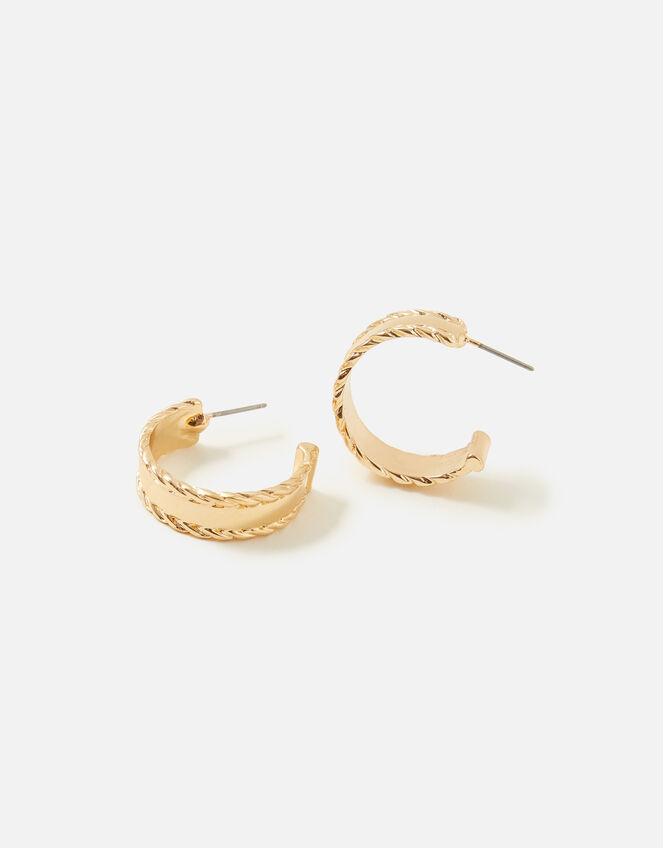 Rope Edge Flat Rope Hoops | Hoops | Accessorize Global