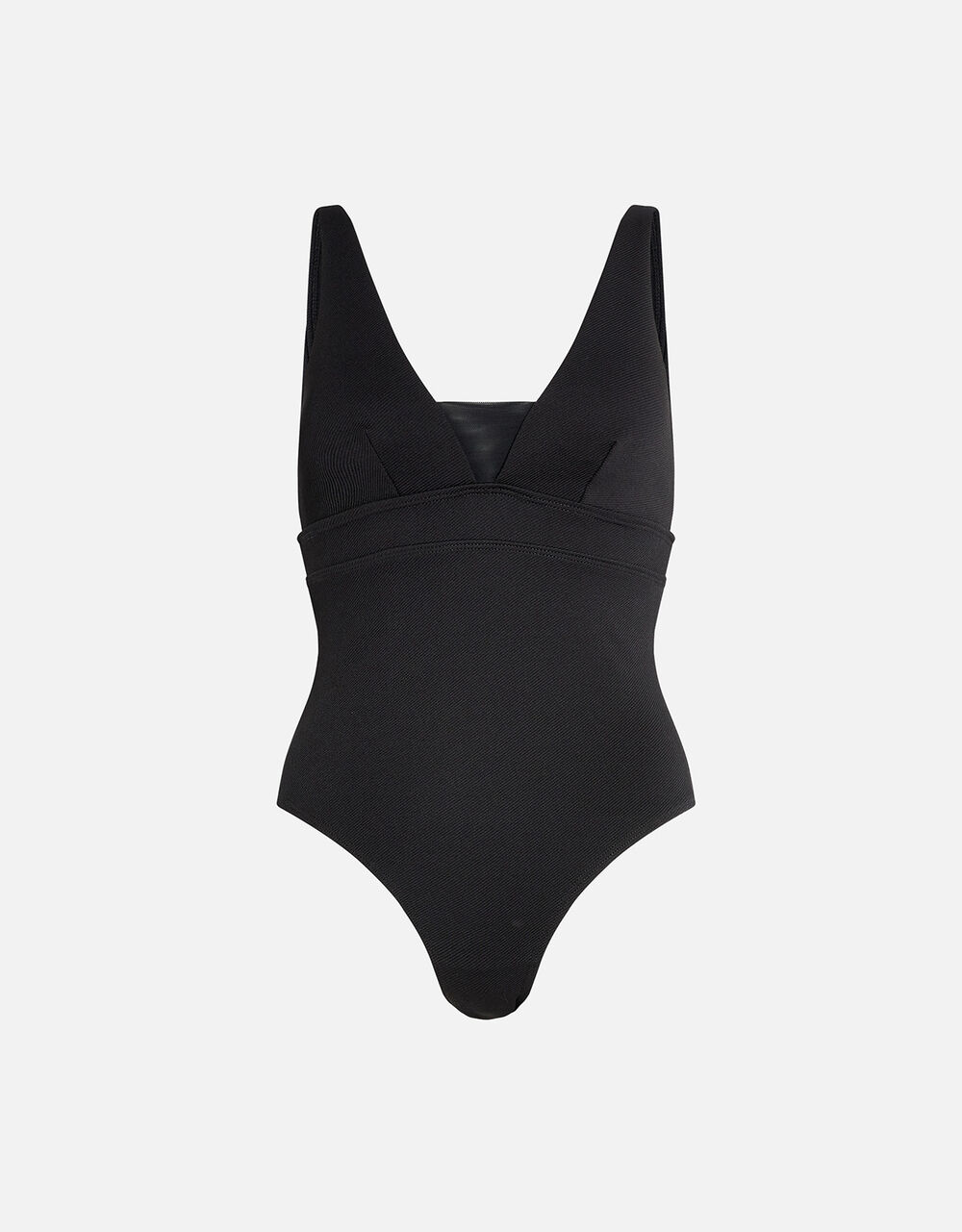 Lexi Ribbed Shaping Swimsuit Black | Swimsuits | Accessorize UK