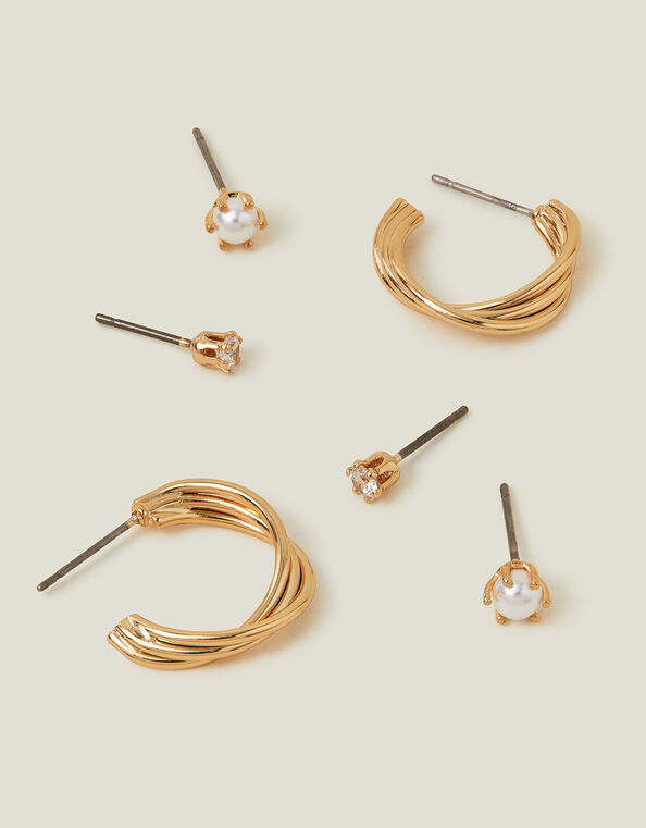 14ct Gold plated Earrings | Women’s Earring Sets & Drop Earrings | Accessorize UK