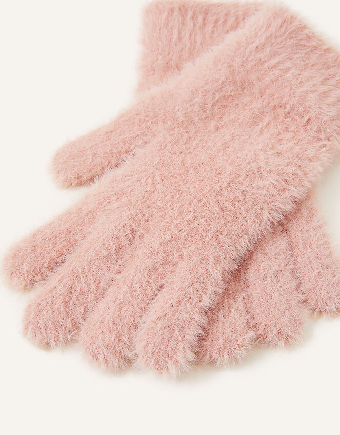 Super-Stretch Fluffy Knit Gloves | Gloves | Accessorize UK