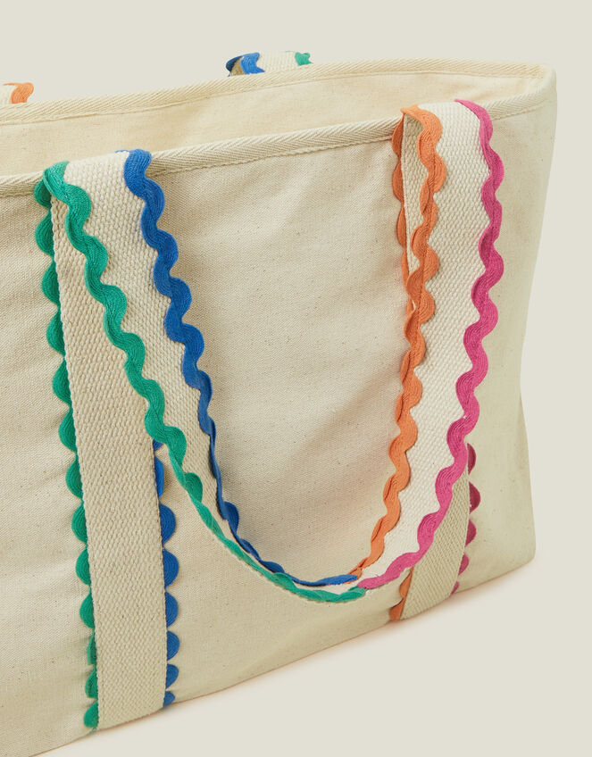 Ric Rac Shopper Bag | Beach bags | Accessorize UK
