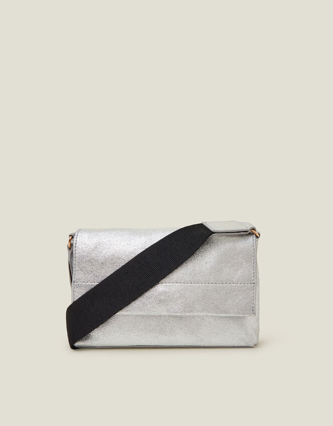 Small Metallic Leather Cross-Body Bag | Leather Bags | Accessorize UK