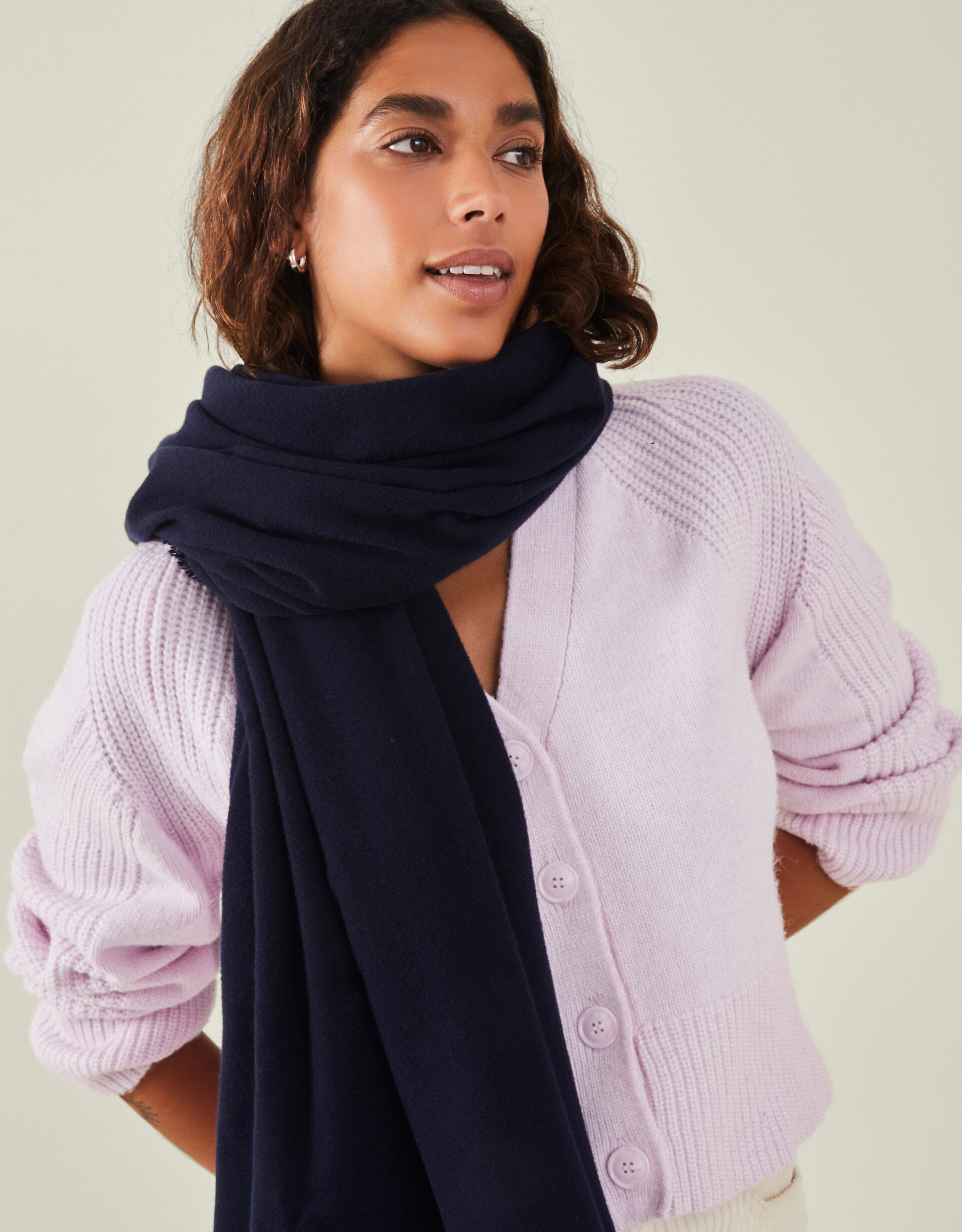 Grace Super Soft Blanket Scarf Black
