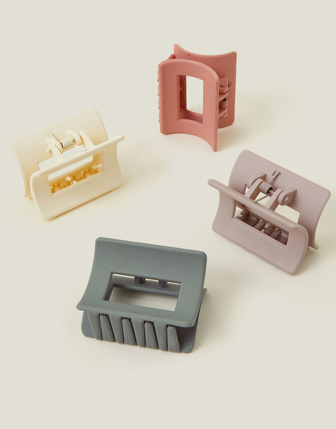 Rectangle Claw Clips 4 Pack | Hair Accessories | Accessorize UK