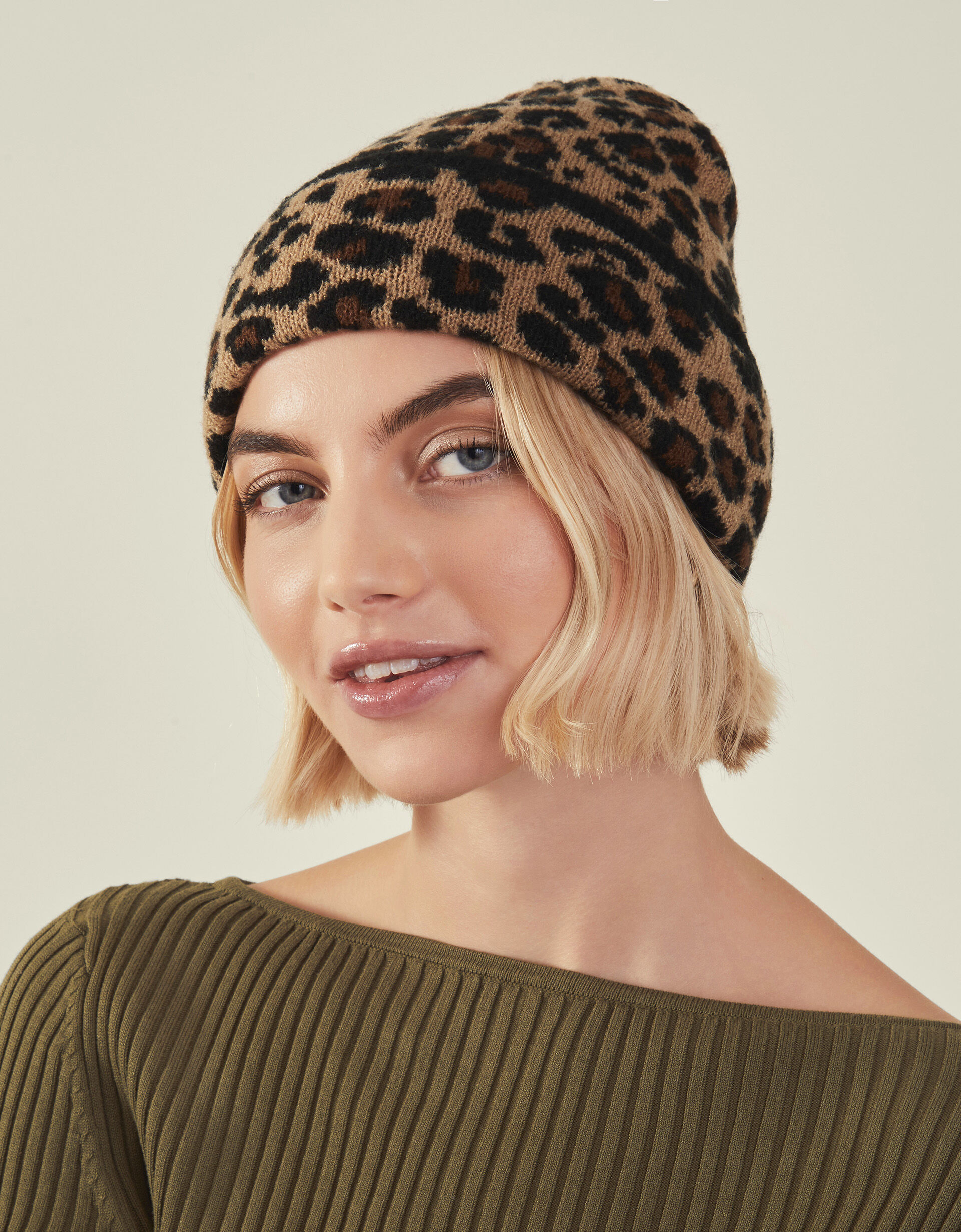 Leopard Print Beanie | Shop All | Accessorize Global