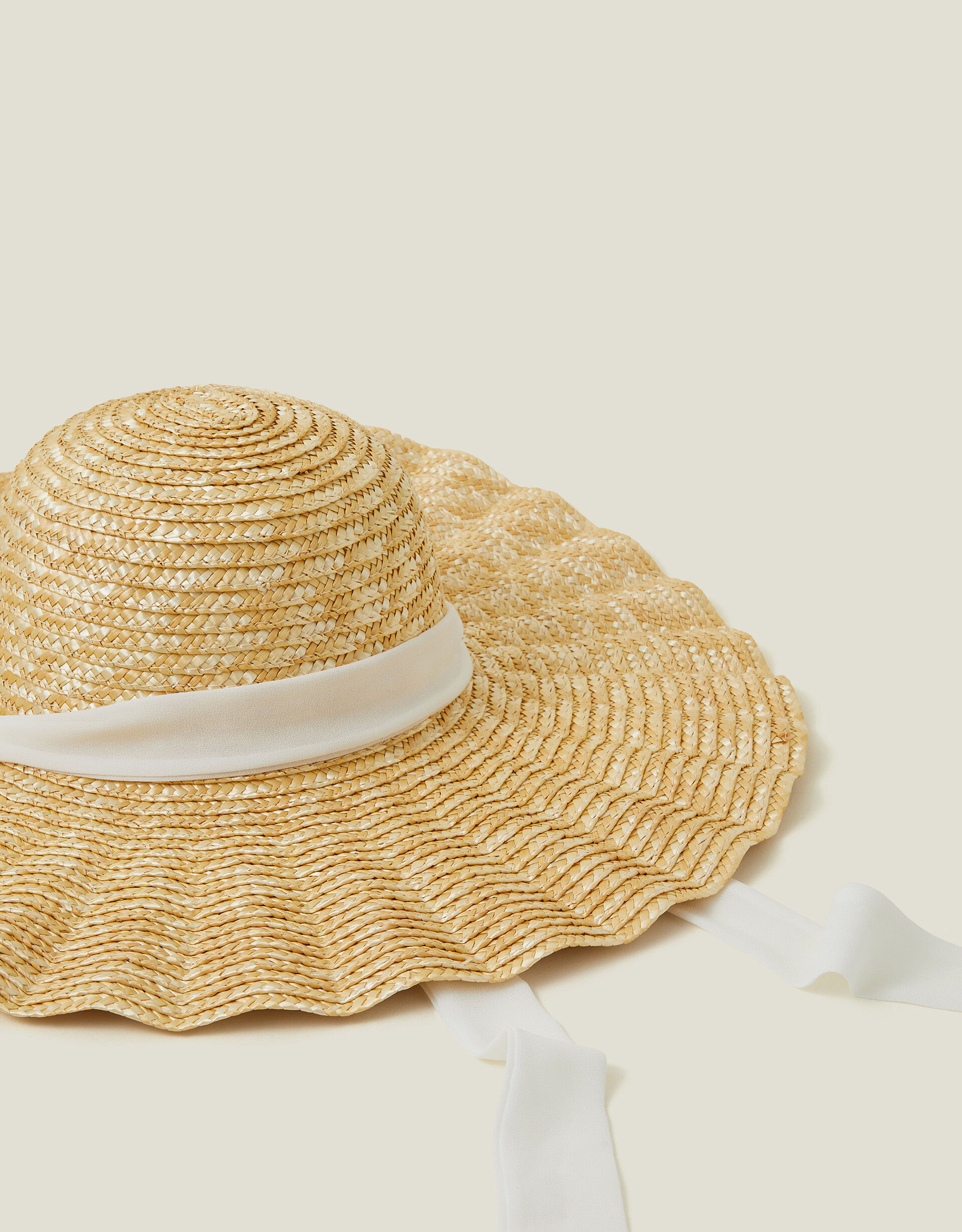 Scallop Edge Boater Hat | Shop All | Accessorize Global