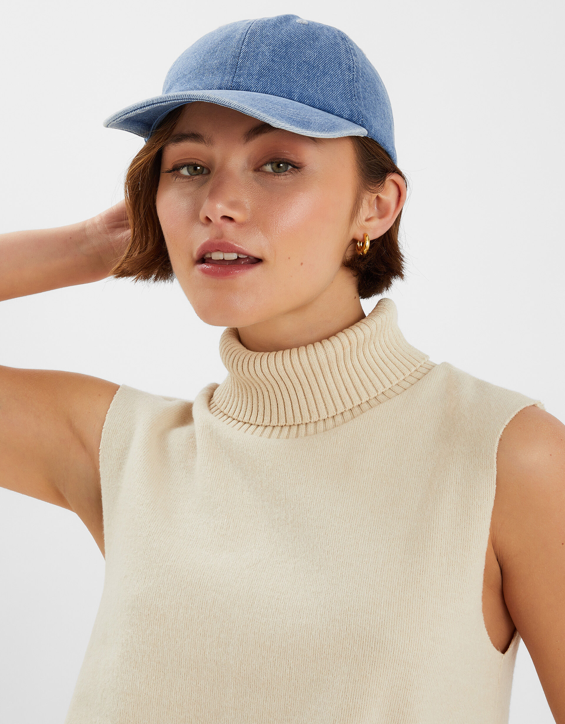 Denim Cap Blue | Hats | Accessorize UK