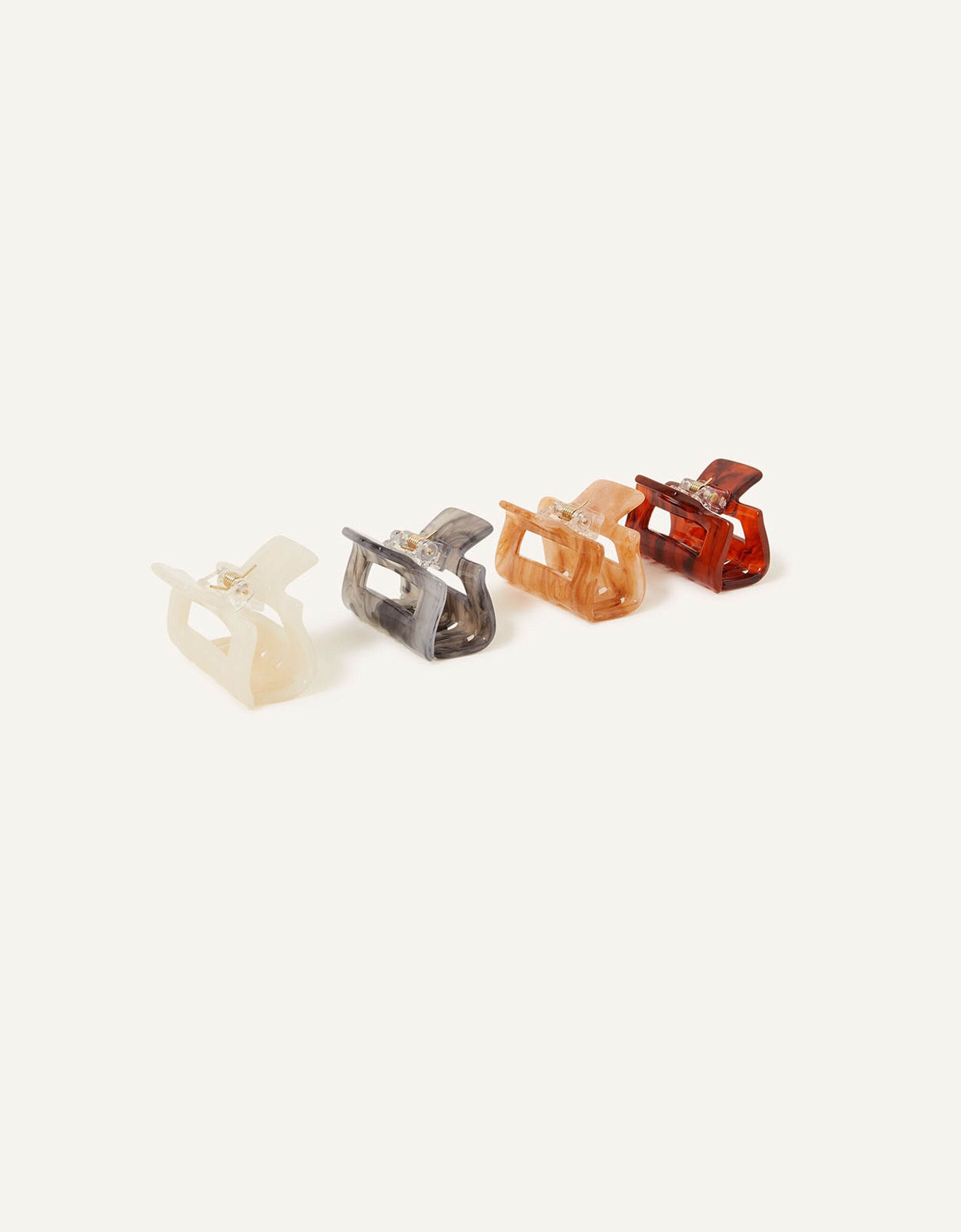 Marble Claw Clips 4 Pack | Hair Accessories | Accessorize UK