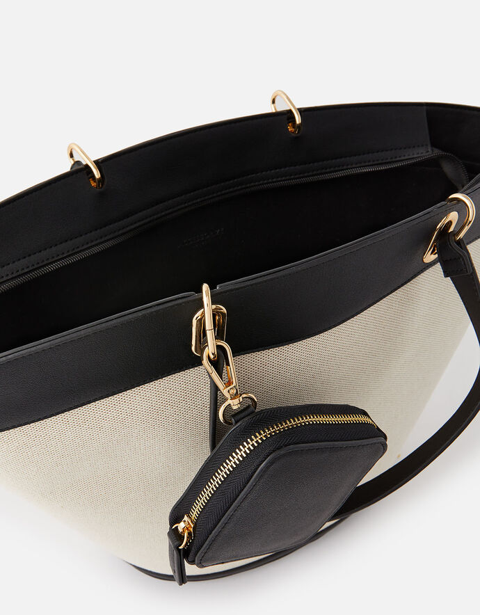 Curved Tote Bag with Purse | Tote & Shopper bags | Accessorize UK