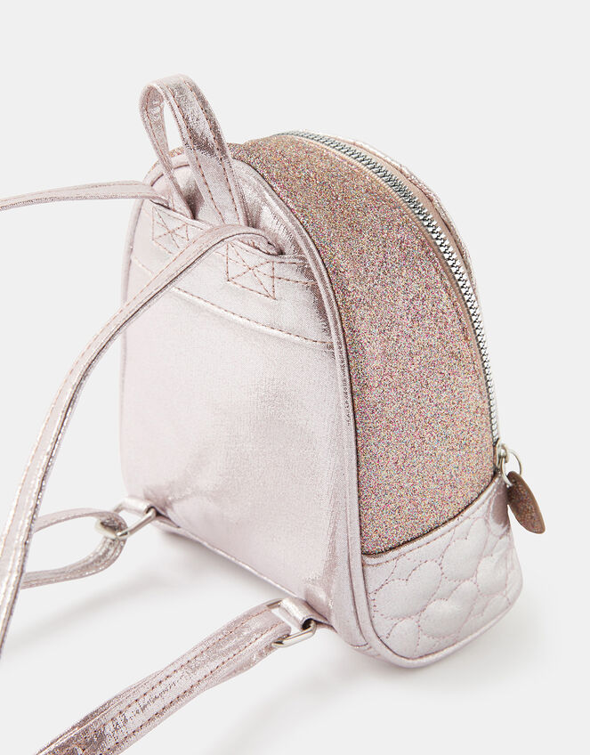 Mini Heart Quilted Sparkle Backpack | Girls backpacks | Accessorize Global