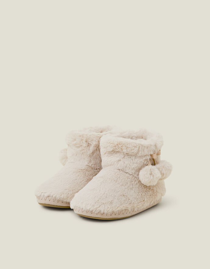 Super Soft Slipper Boots Cream | Slippers | Accessorize UK