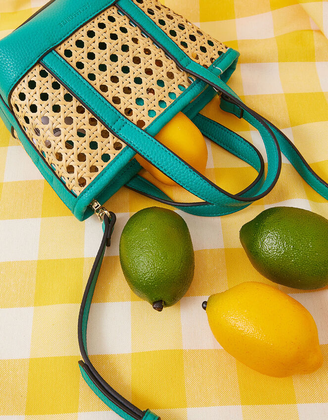 Mini Rattan Handheld Bag | Cross-body bags | Accessorize UK