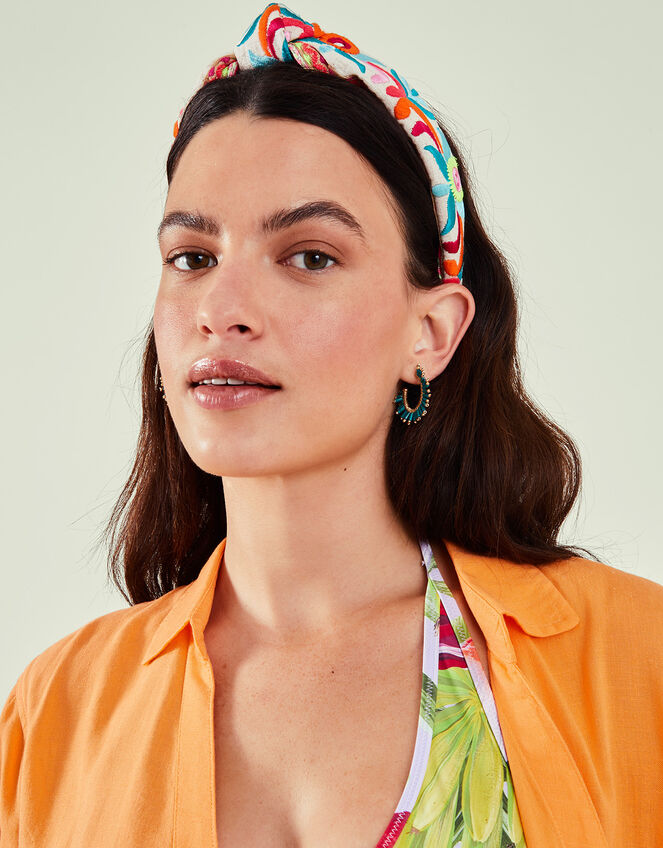 Floral Embroidered Headband | Alice bands | Accessorize UK
