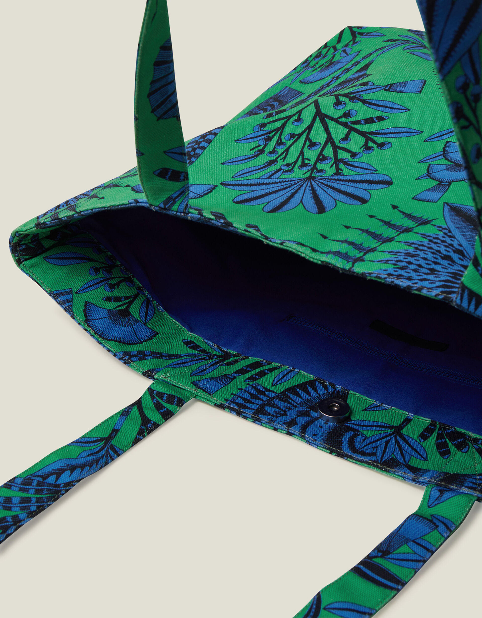 Canvas Fan Print Shopper | Totes & Shoppers | Accessorize UK