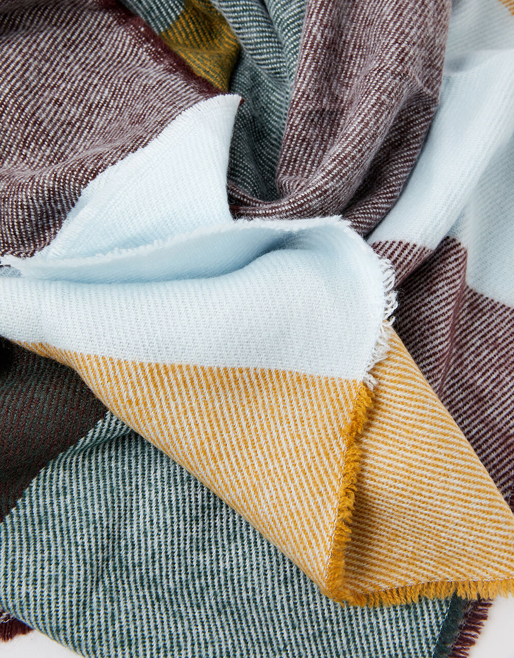 Large Check Blanket Scarf | Blanket scarves | Accessorize UK