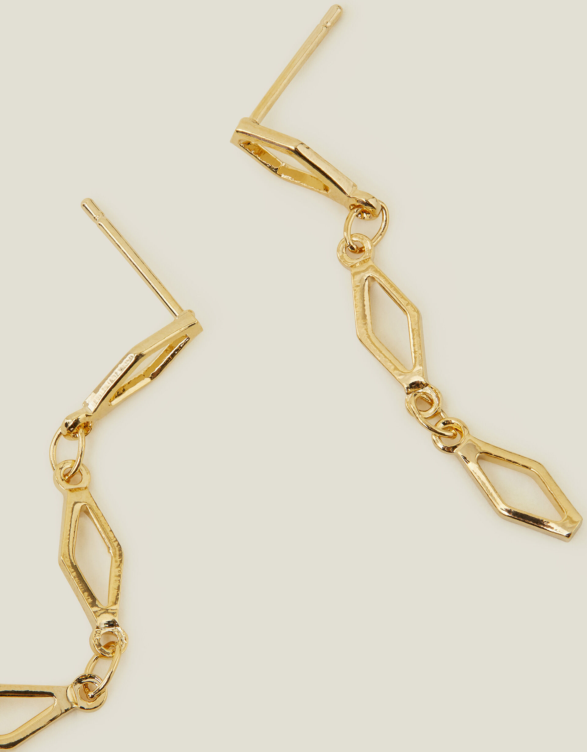 14ct Gold-Plated Cut-Out Drop Earrings | Z for Accessorize | Accessorize Global