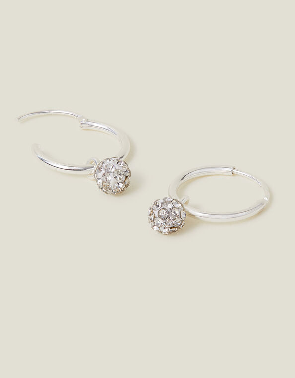 Sterling silver Hoops Earrings | Women’s Earring Sets & Drop Earrings ...