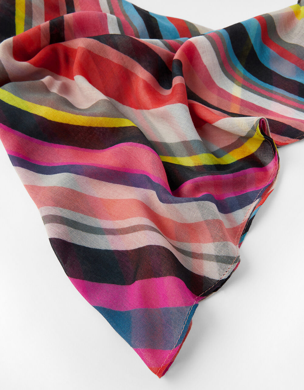 Retro Swirl Scarf in Recycled Polyester | Lightweight scarves ...