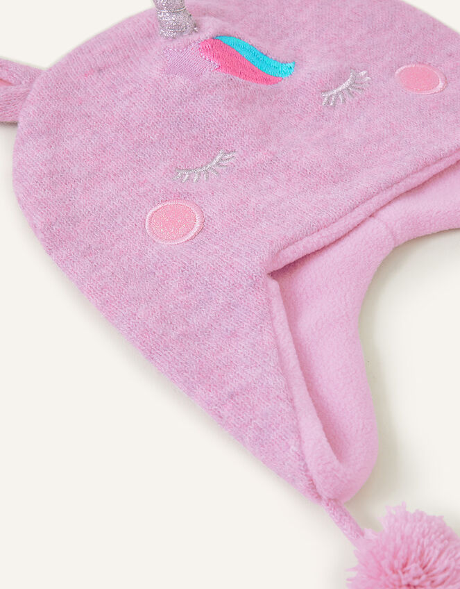 Girls Unicorn Knit Hat Purple | Girls Hats, Gloves & Scarves ...