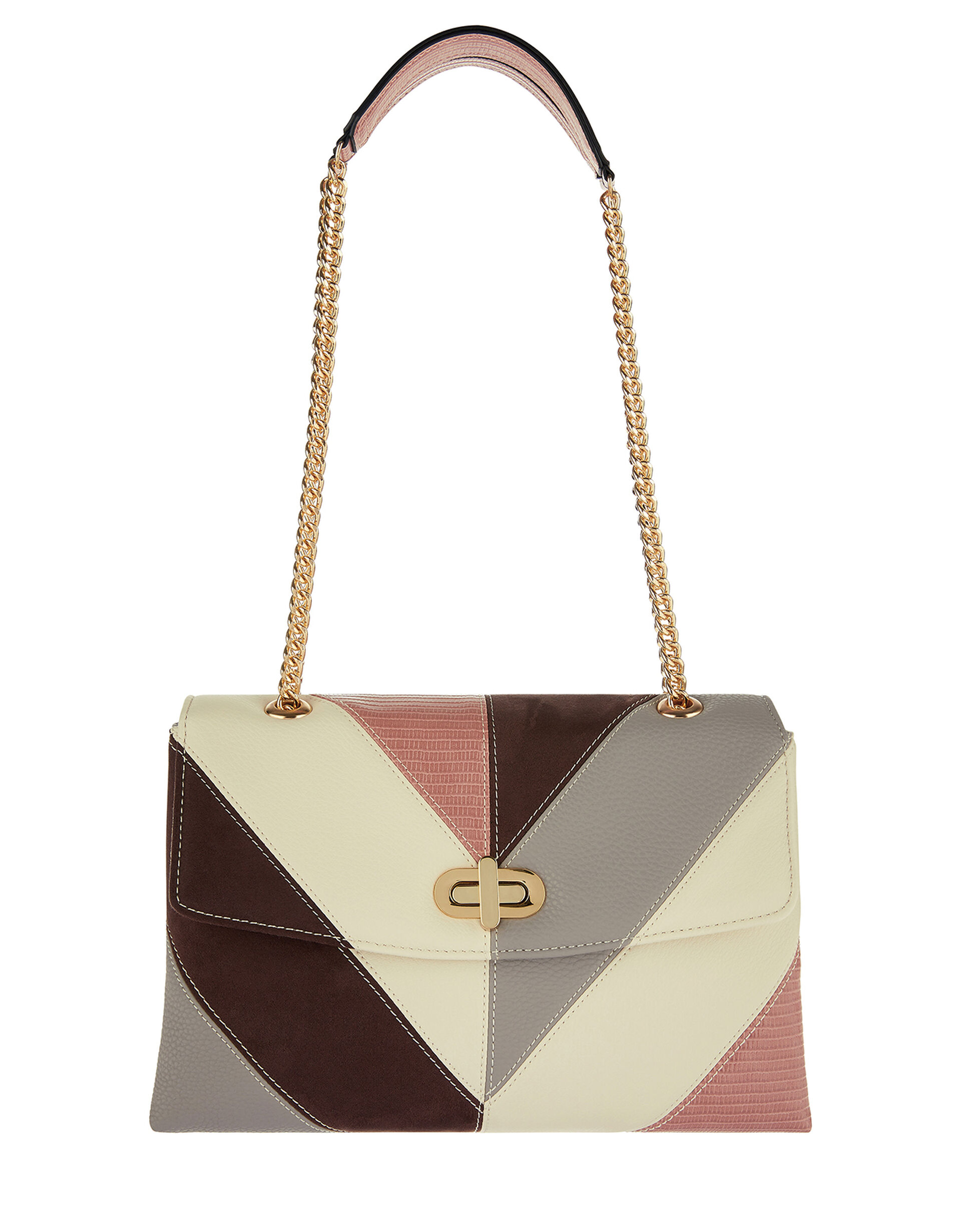 Adele Chevron Shoulder Bag | Cross-body bags | Accessorize UK