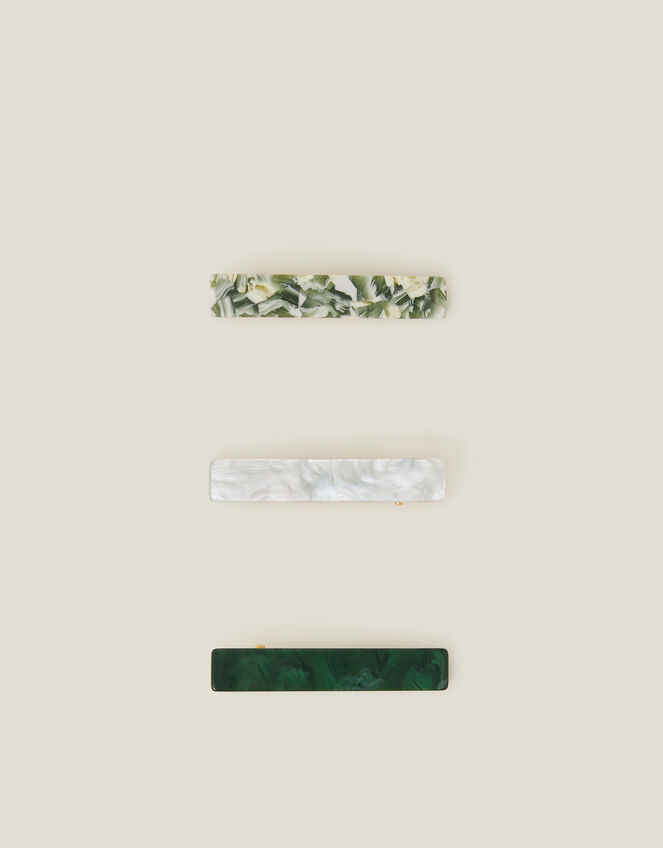 3-Pack Marble Resin Hair Clips | Hair Accessories | Accessorize Global