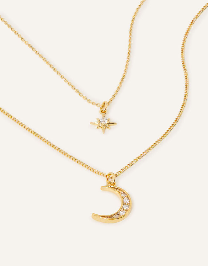 14ct Gold-Plated Celestial Necklace | Z for Accessorize | Accessorize UK