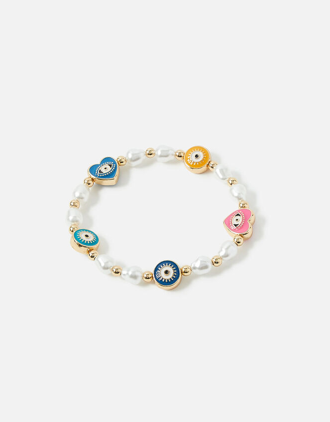 Eye Candy Pearl Evil Eye Bracelet | Bracelets | Accessorize Global