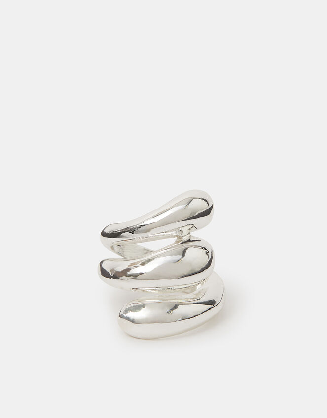 Chunky Wave Ring Silver | Statement Rings | Accessorize Global