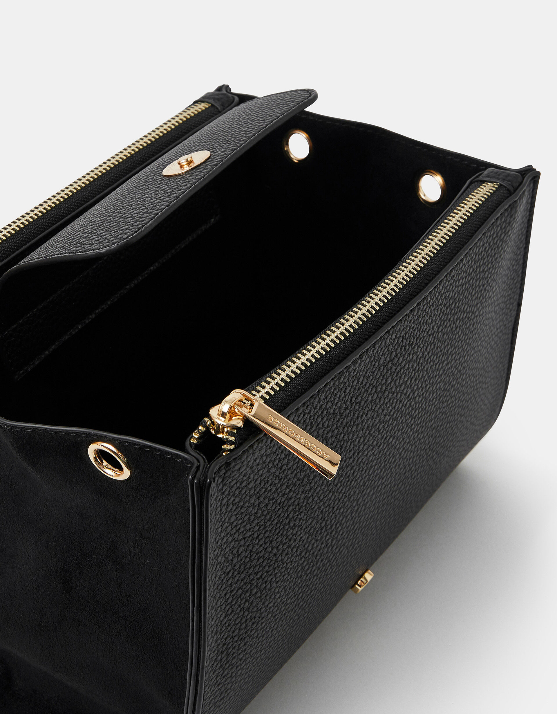 Double Zip Crossbody Bag | Crossbody Bags | Accessorize UK