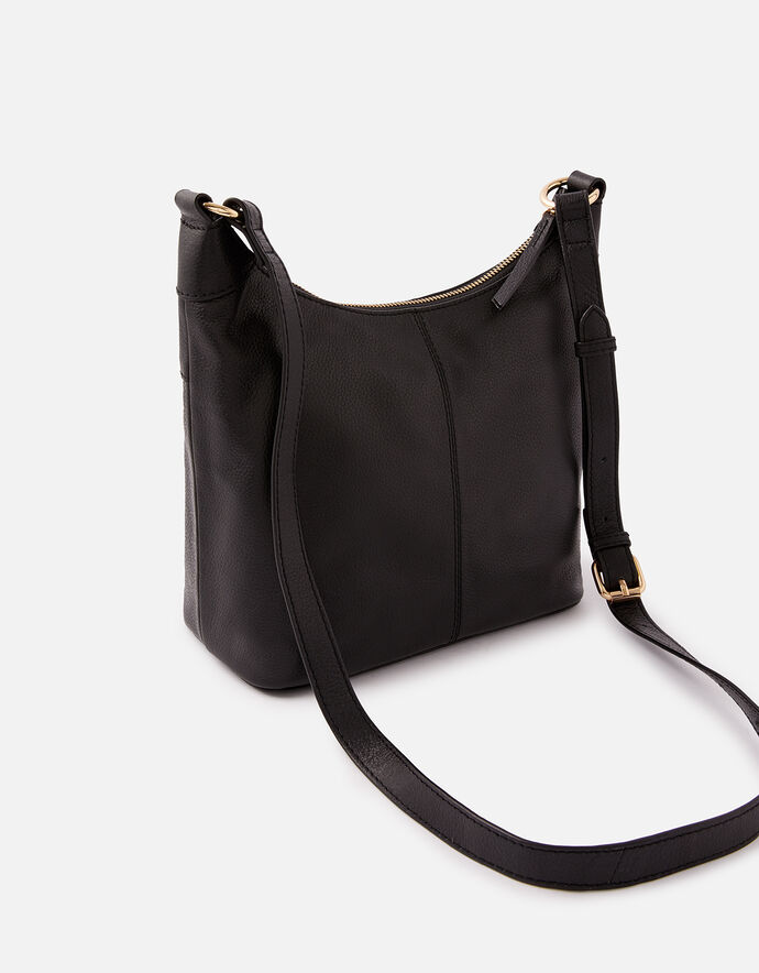 Sadie Leather Scoop Cross Body | Leather Bags | Accessorize UK