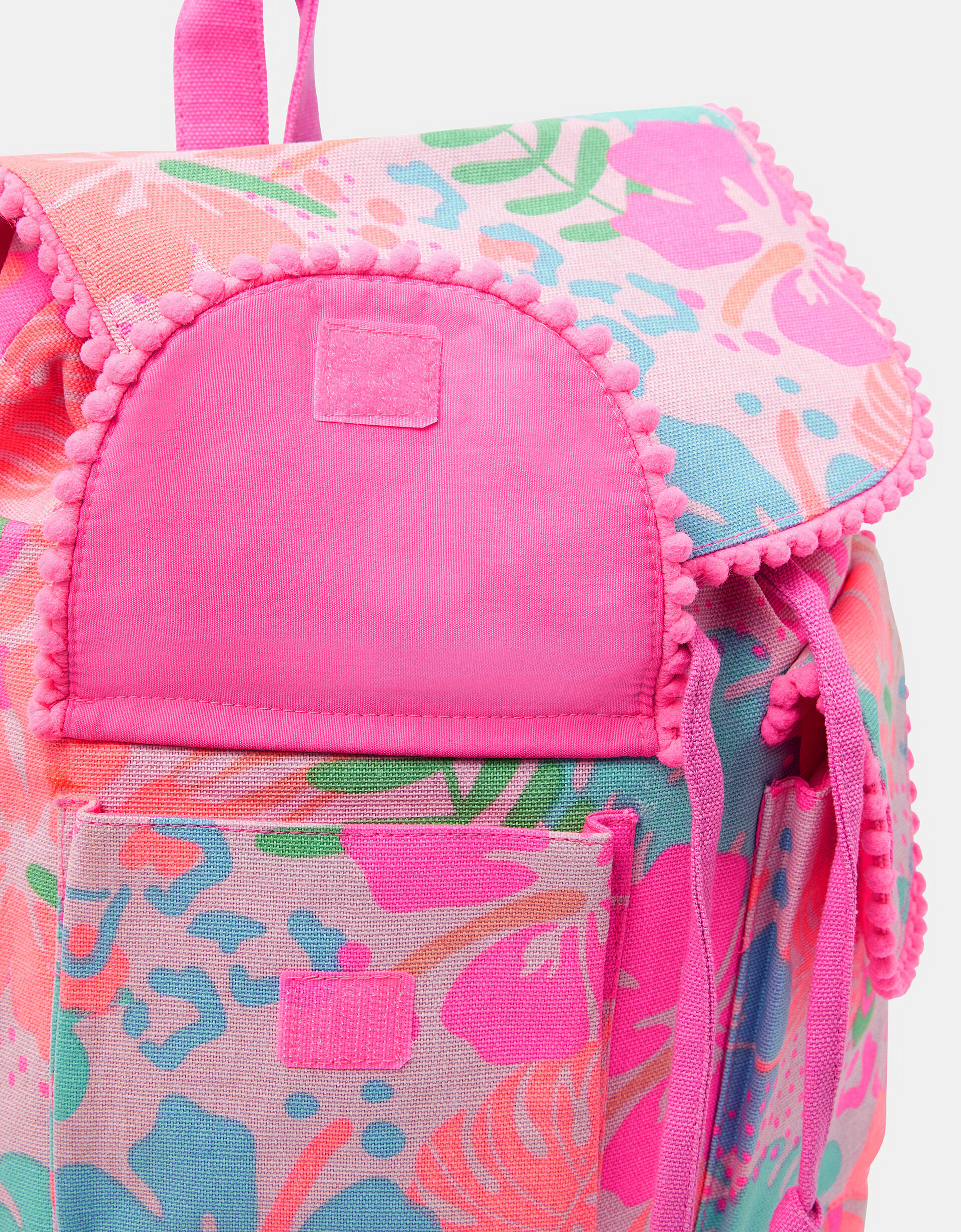 Girls Tropical Print Canvas Backpack | Bags | Accessorize Global