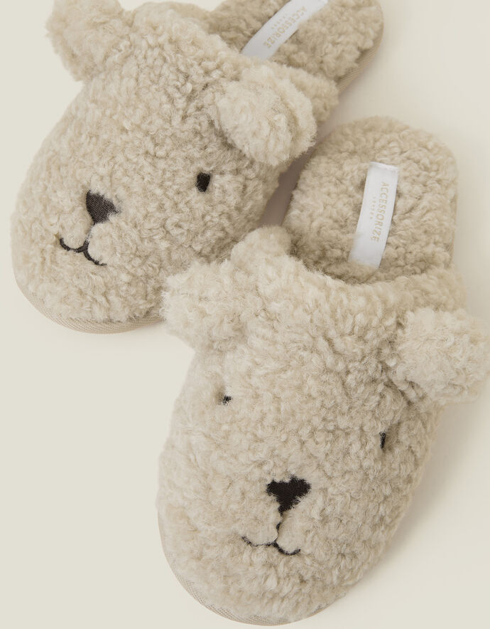 Teddy Mule Slippers Natural | Shop All | Accessorize Global