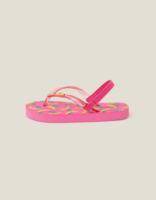 Girls Banana Flip Flops Pink | Girls flip flops & Sandals | Accessorize ...