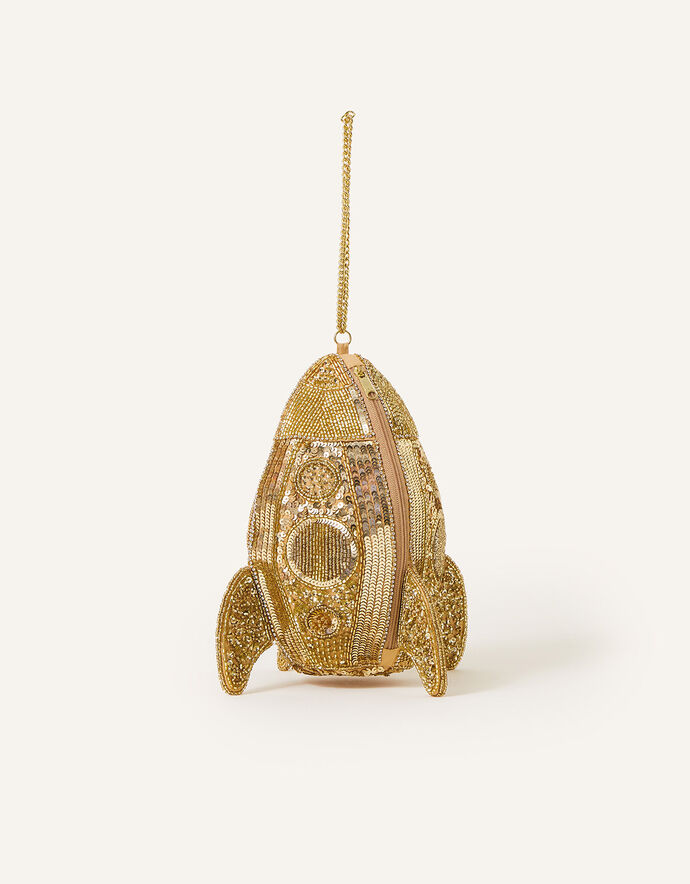 Hand-Beaded Golden Rocket Bag | Shop All | Accessorize UK
