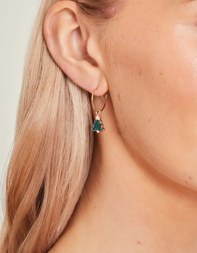 3-Pack Christmas Charm Hoop Earrings | Drop Earrings | Accessorize Global